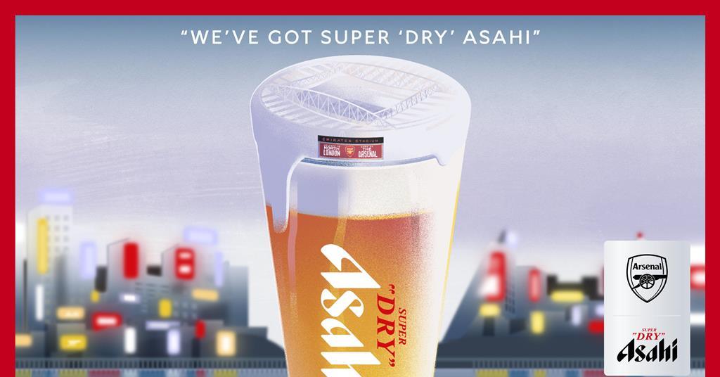 Asahi announced as Arsenal’s official beer partner | Product News ...