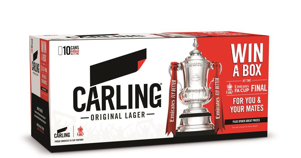 Carling partners with the FA Cup for new on-pack promotion | Product ...