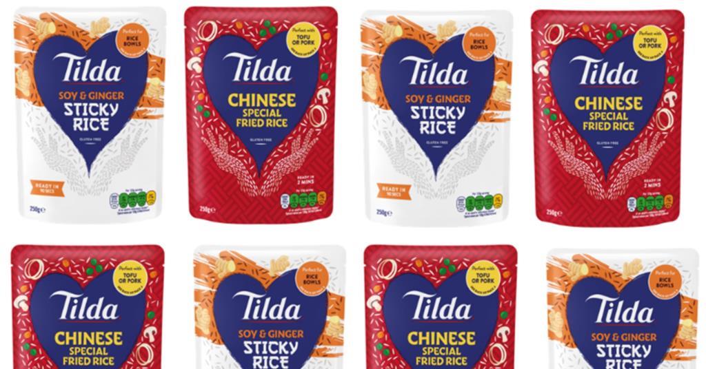 Rice brand Tilda has expanded its ready-to-heat rice range with two new ...