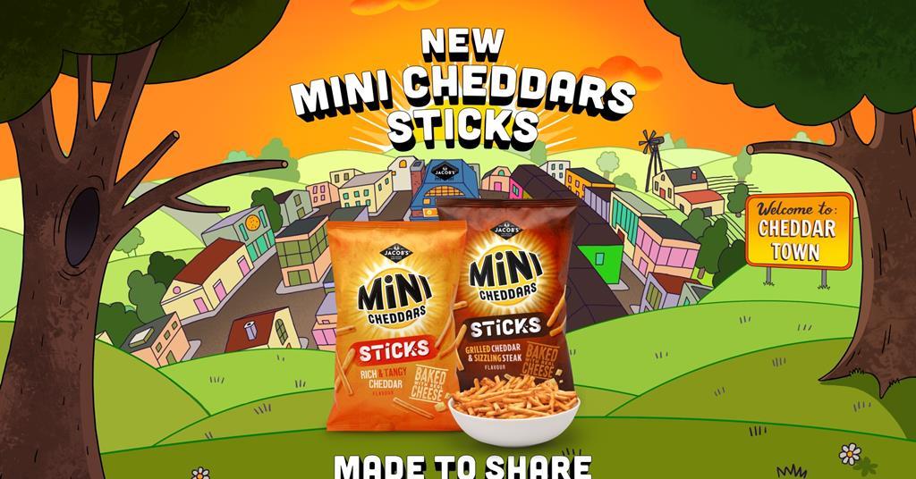 Mini Cheddars Logo Jacob’s Mini Cheddar Nibblies Cheddar & Smoked