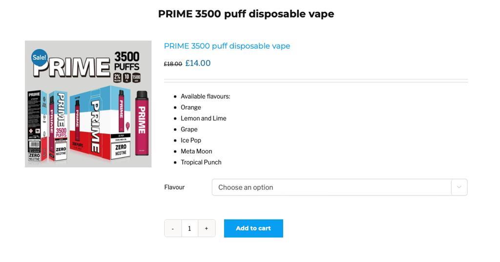 Retailer takes legal action against fake Prime drink-branded vapes ...