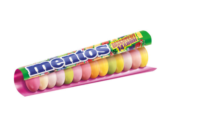 Perfetti unveils Mentos Discovery with 14 sweet flavours in one roll ...