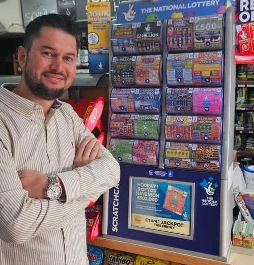 Bournemouth retailer wins £10,000 in Camelot’s quarterly prize draw ...
