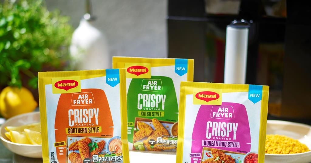 Maggi launches new range of air fryer crispy coating mixes ...
