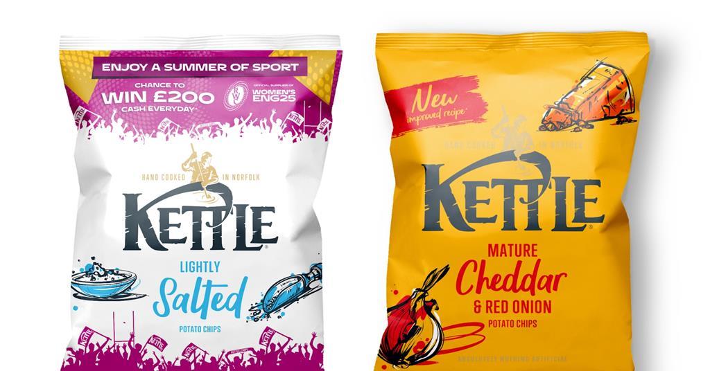 Kettle Chips unveils the launch of a new improved recipe for one of its ...