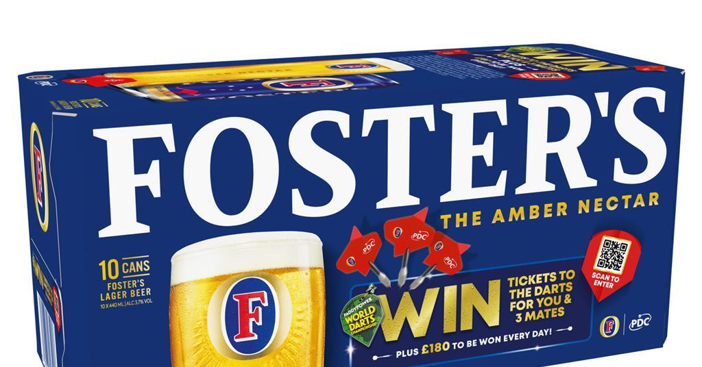 Foster’s has launched an on-pack promo as part of its partnership with ...