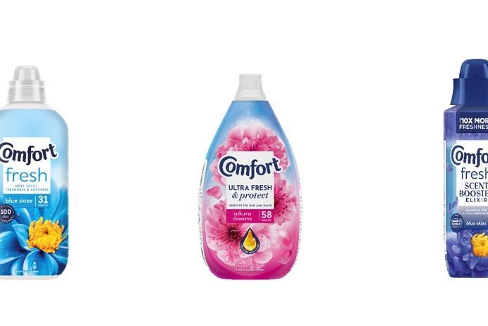 Comfort has relaunched its range and expanded its Scent Booster Elixir ...