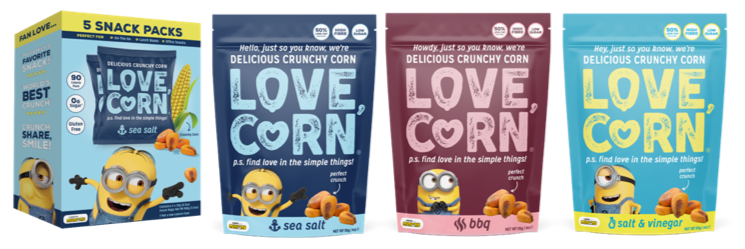 New LOVE CORN format and Minion collaboration | Product News ...