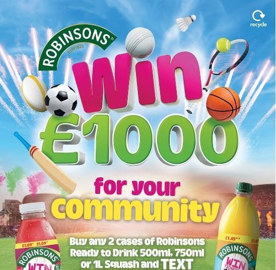 Robinsons offers retailers the chance to win money for their ...