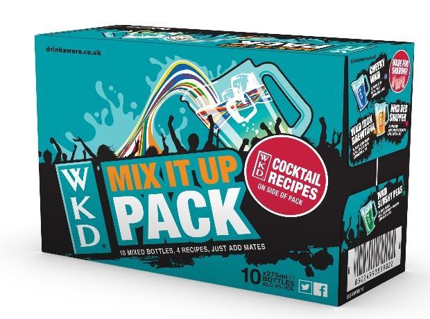 WKD mixes it up with relaunched variety box | Product News ...