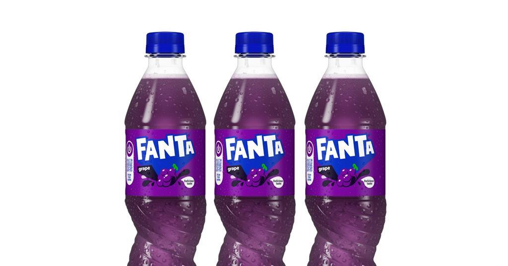 Fanta extends its core range with a grape-flavoured variant ...