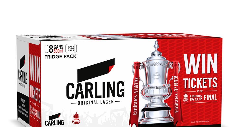 Carling brings back Emirates FA Cup on-pack promotion | Product News ...