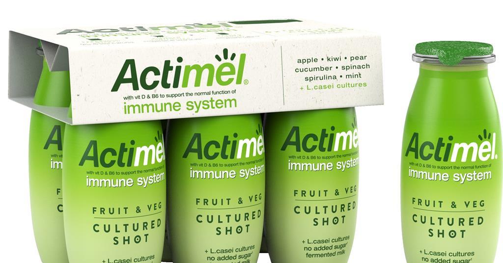 Actimel rolls out cultured shots containing fruit and veg | Product ...