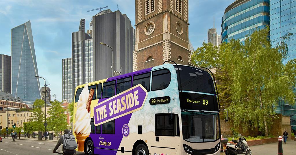 Cadbury Flake 99 launches free ‘99’ bus service to take families to the ...