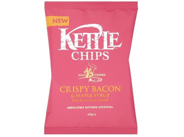 Kettle Chips launches Crispy Bacon & Maple Syrup variant | Product News ...