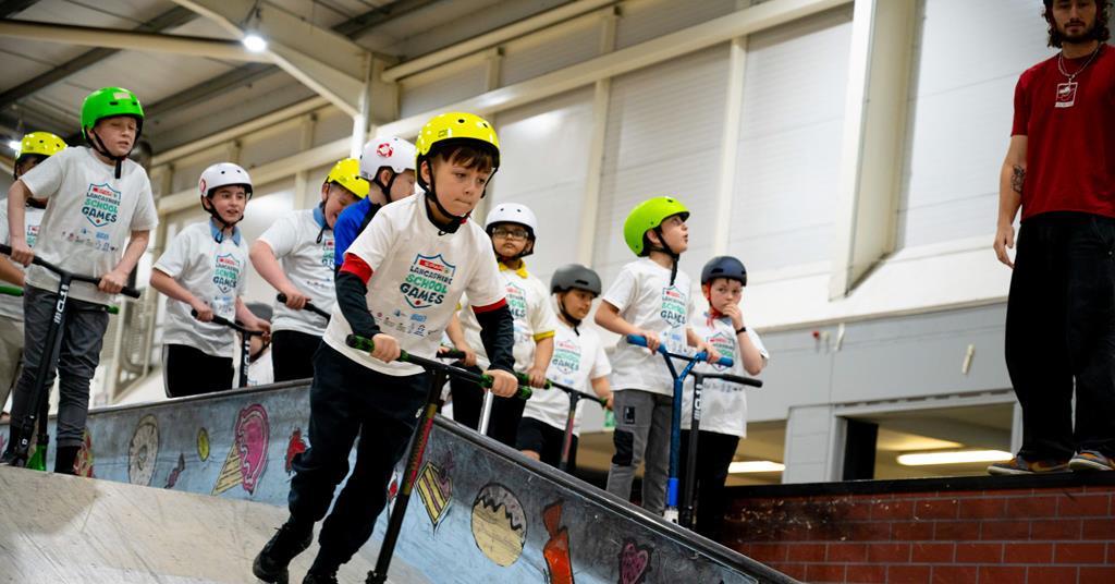 Skatepark fun for 240 children in the Spar Lancashire School Games ...