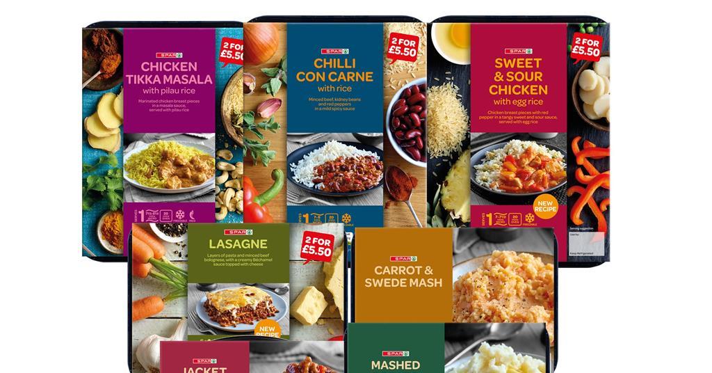 Spar ready meals get space conscious redesign | Product News ...
