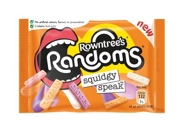 Nestlé introduces Rowntree’s Randoms Squidgy Speak sweets | Product ...
