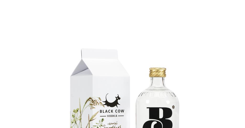 Black Cow Pure Milk Vodka now available in carton-inspired packaging ...