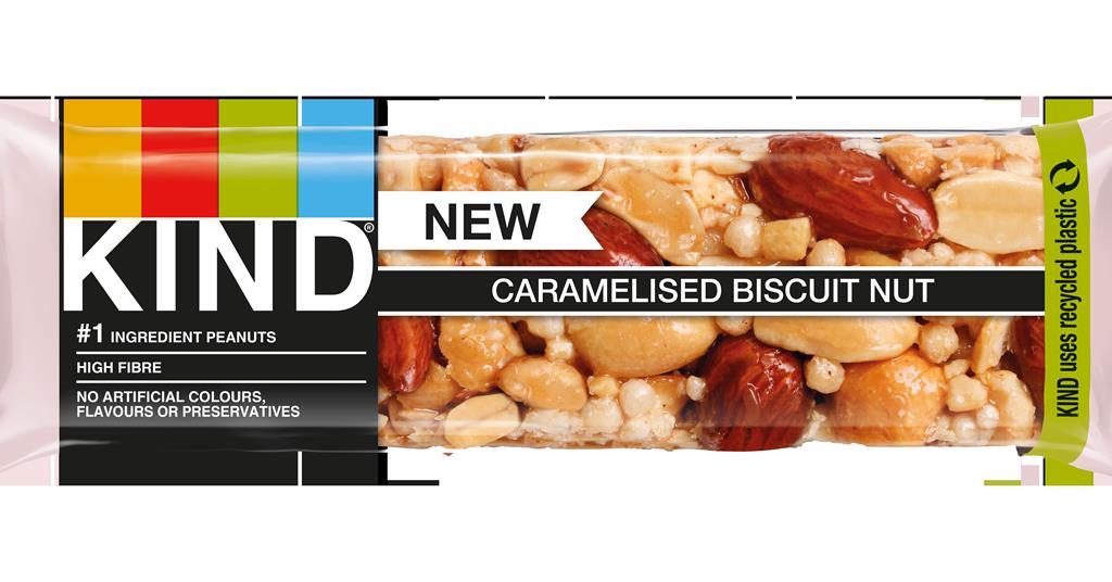 Kind Snacks adds HFSS-compliant Caramelised Biscuit Nut variant ...