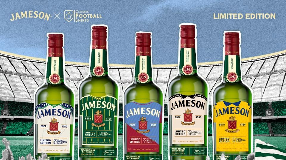 Jameson and Classic Football Shirts kick off limited-edition bottles ...