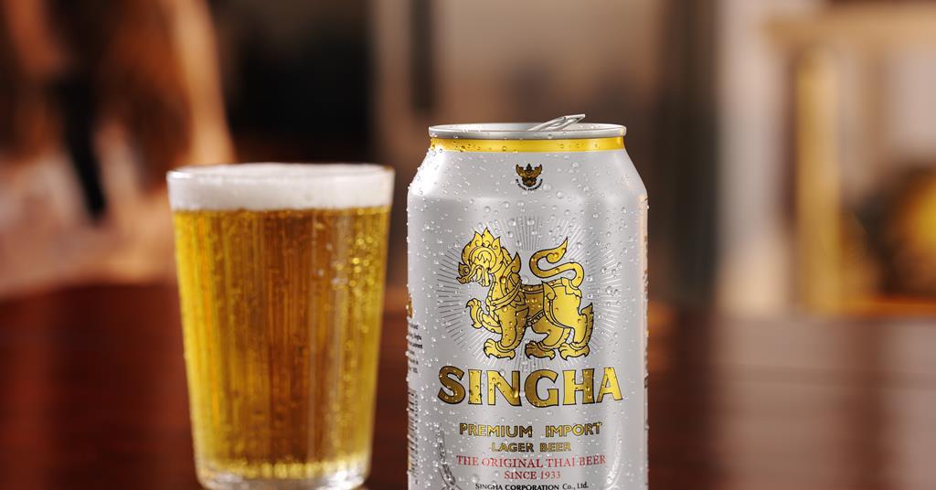 Singha Beer unveils new 330ml can format | Product News | Convenience Store