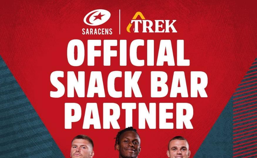 Trek snack bar partners with Saracens Rugby Club | Product News ...