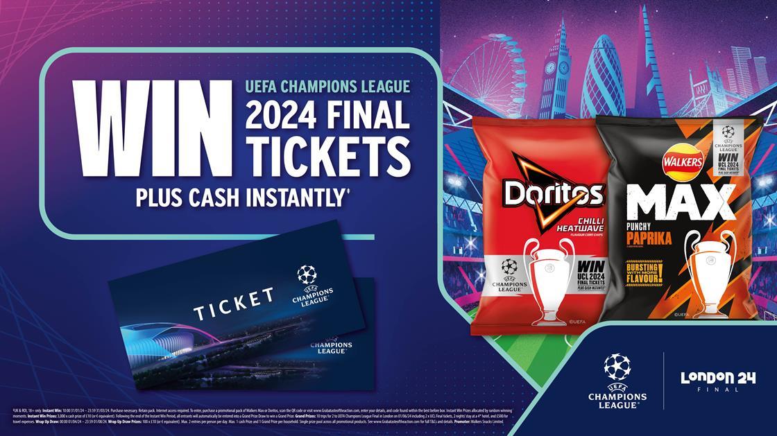 UEFA Champions League promotion launched on Walkers MAX and Doritos ...