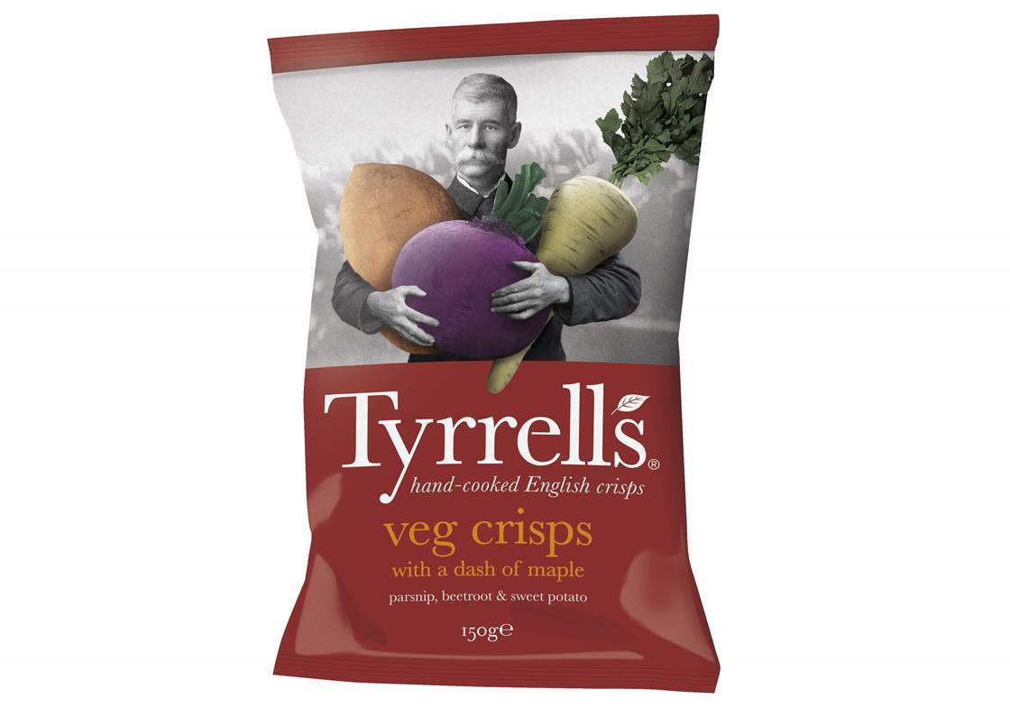 Tyrrells creates ‘sweet and savoury’ Maple Veg crisps | Product News ...