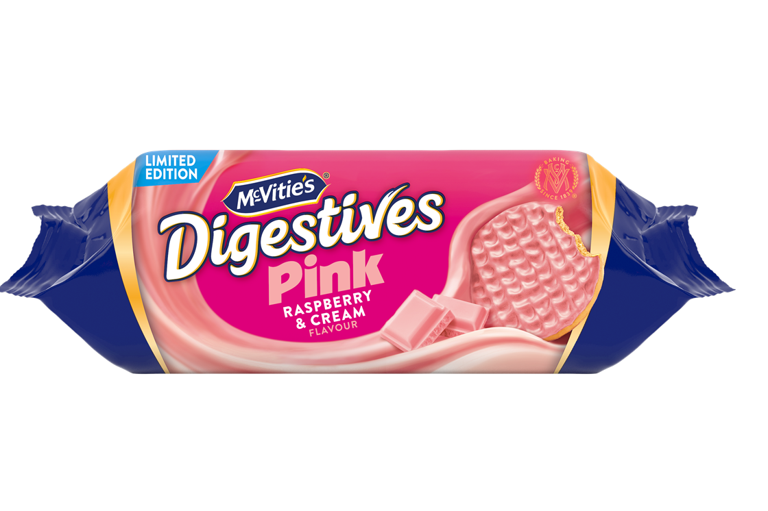 McVitie's adds a pink variety to its range - Pink Raspberry & Cream ...