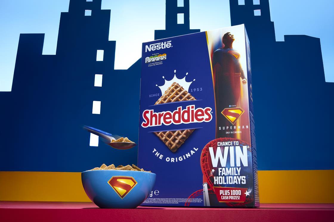 Shreddies, Cheerios and Nesquik are teaming up with DC Studios and ...