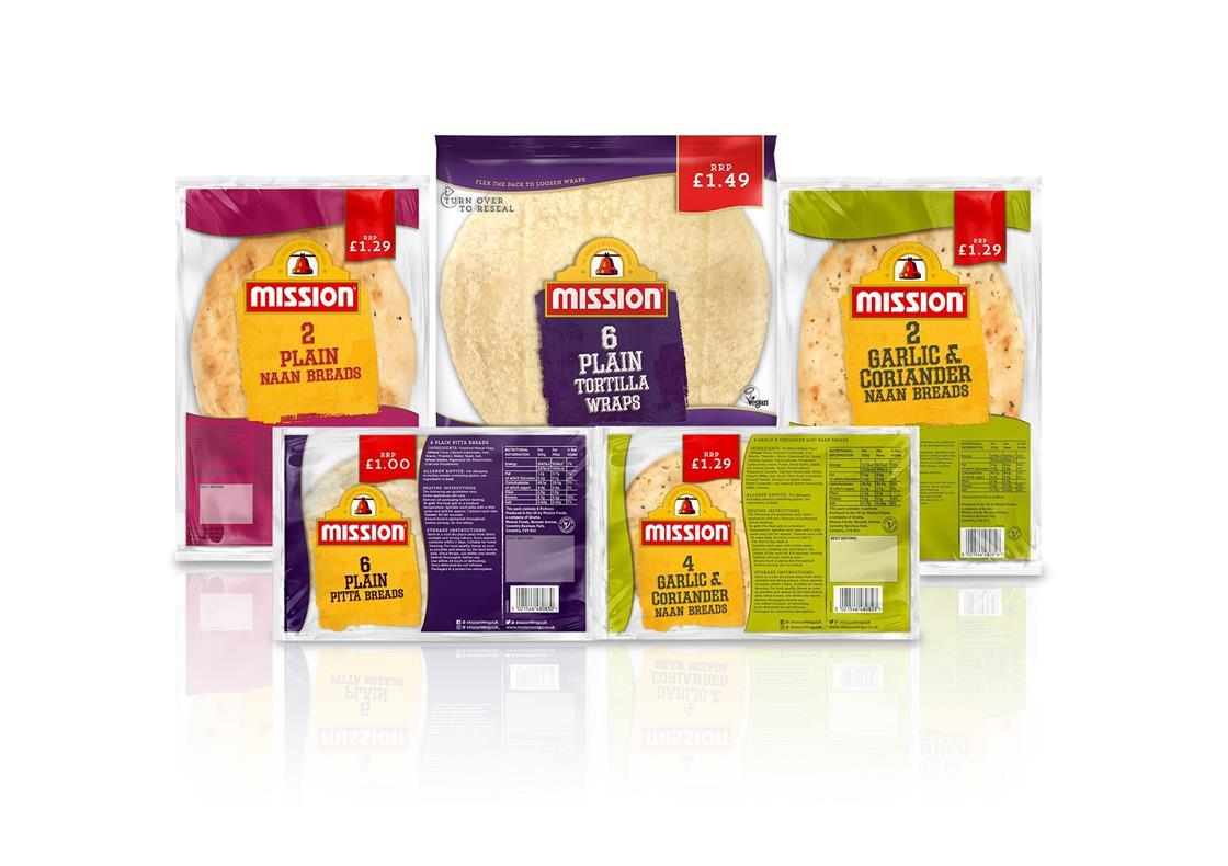 Mission Foods unveils wraps and bread range for convenience | Product ...