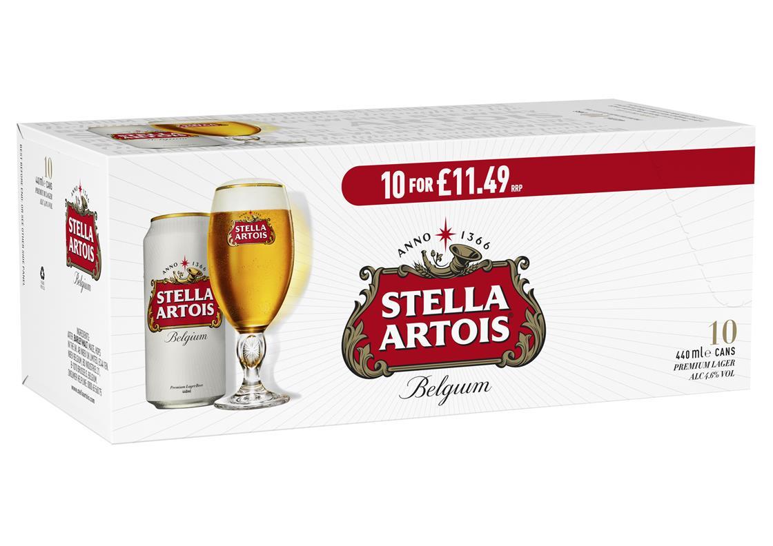 Price-marked packs launched for Stella Artois and Budweiser | Product ...