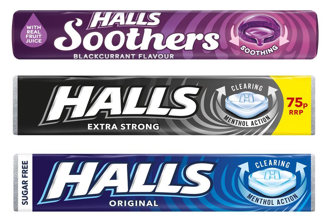 Price-marked packs and new look for Halls sweets | Product News ...