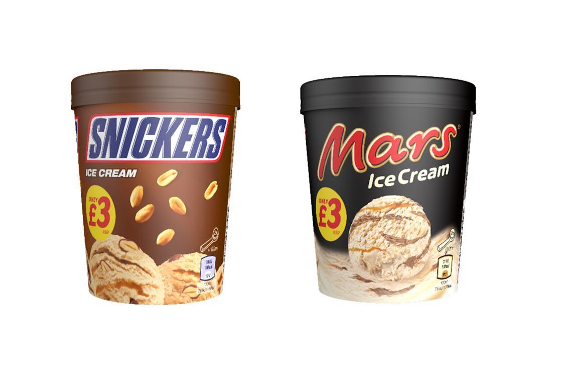 Mars and Snickers ice cream tubs get price-marked | Product News ...
