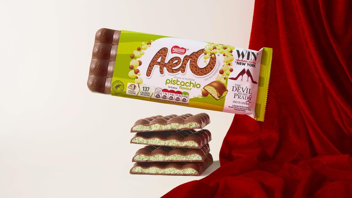 Aero is launching a new flavour and a fashion tie-in this spring ...