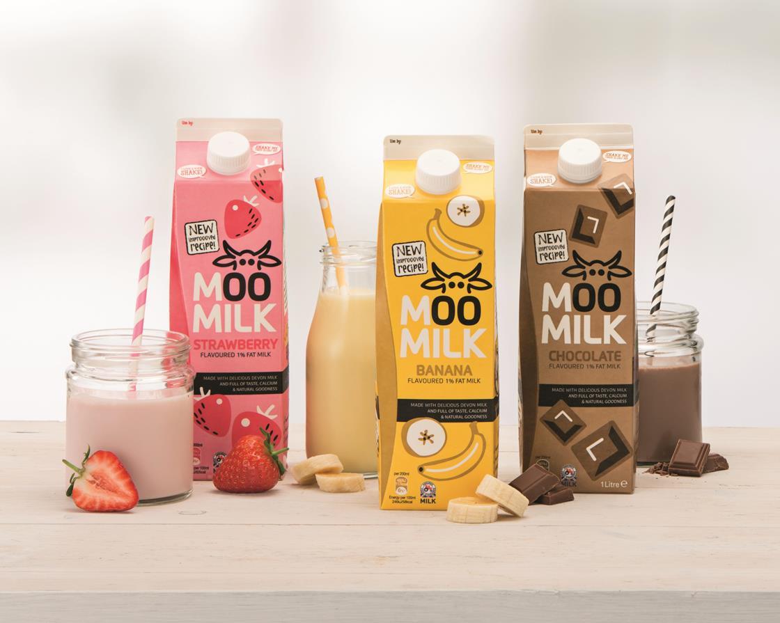 Moo milk reduces sugar and launches limited editions | Product News ...