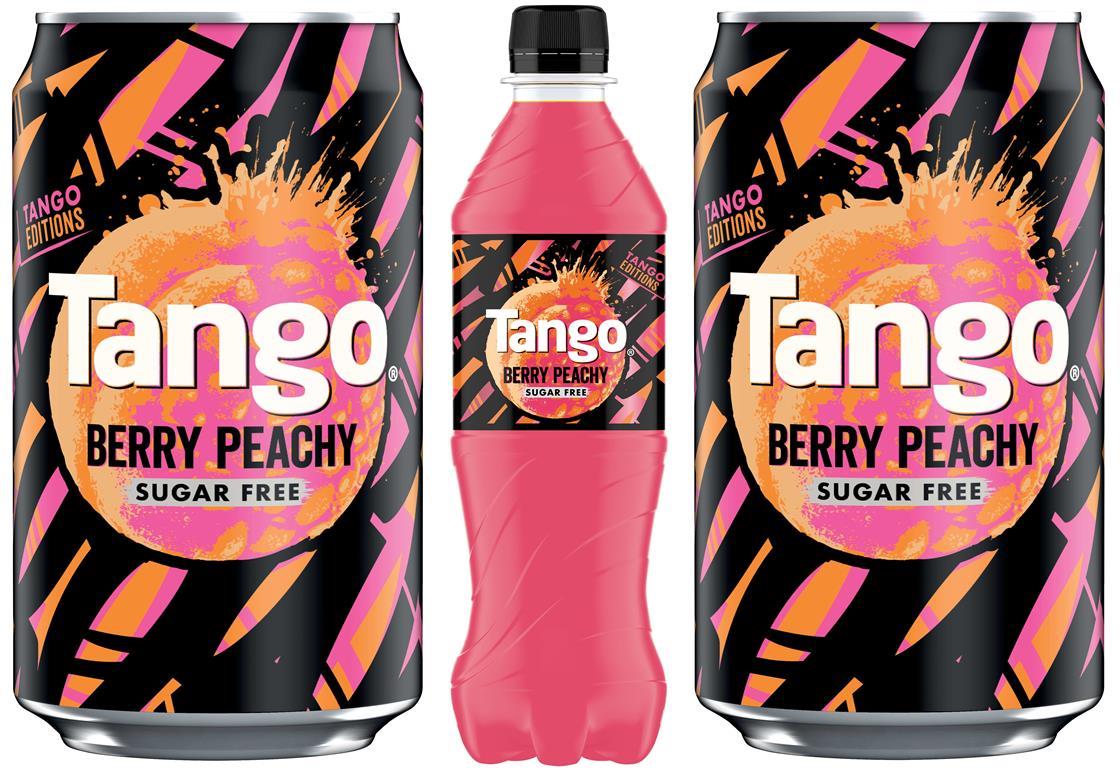 Britvic introduces sugar free Tango Berry Peachy flavour | Product News ...