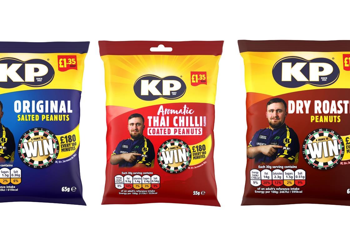 A new KP on-pack draw offers consumers the chance to win £180 every 180 ...