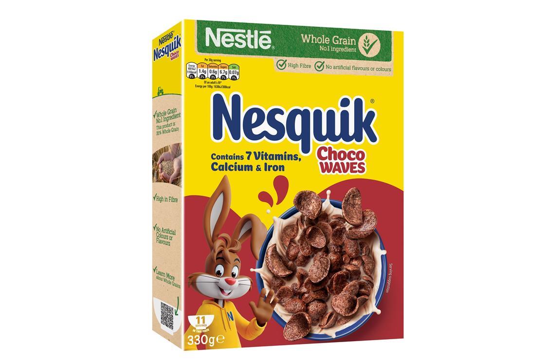 Nestlé Cereals adds Nesquik Choco Waves to range | Product News ...