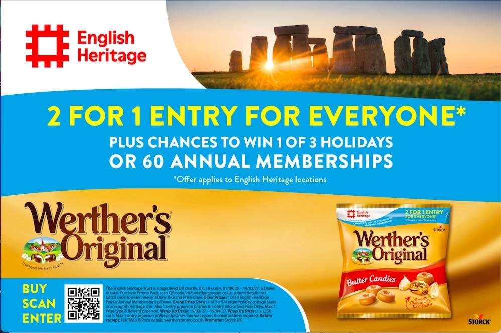 Werther's Original partners with English Heritage for promotion ...