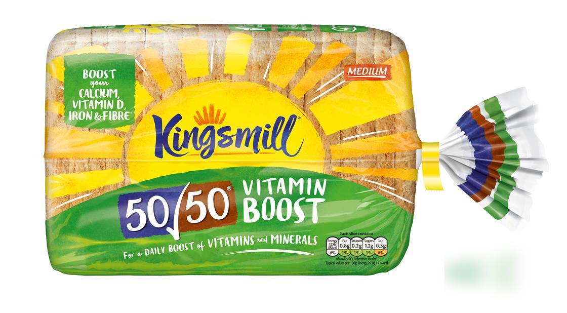 Kingsmill launches 50/50 Vitamin Boost loaf | Product News ...