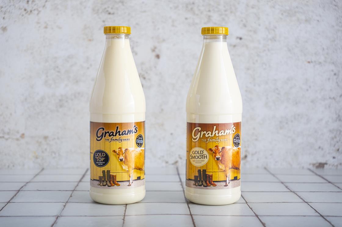 Gold Top Jersey Milk is to return from Scotland’s Graham’s Family Dairy ...