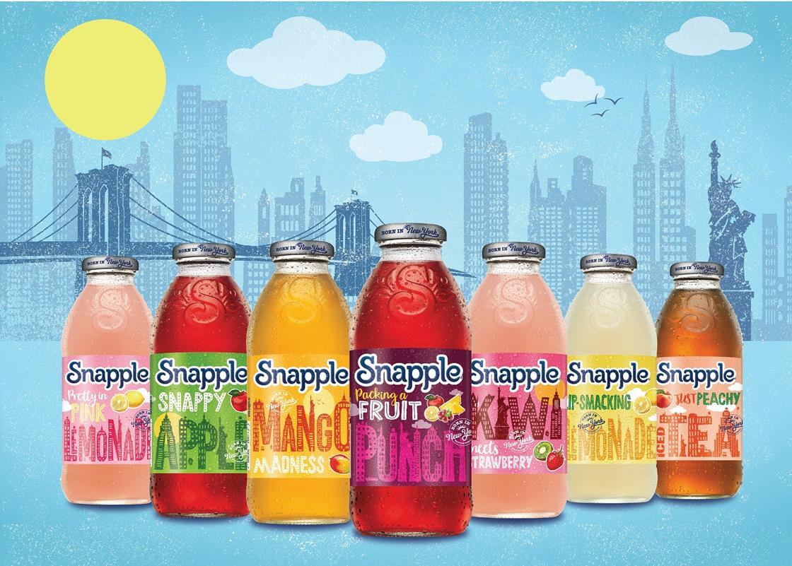 Barr refreshes Snapple range with tough and cheek packaging | Product ...