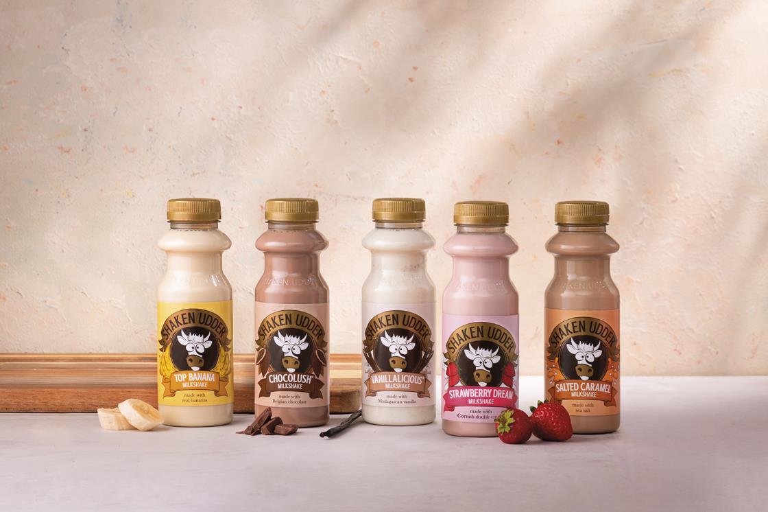 Shaken Udder milkshake reveals premium-focussed rebrand | Product News ...