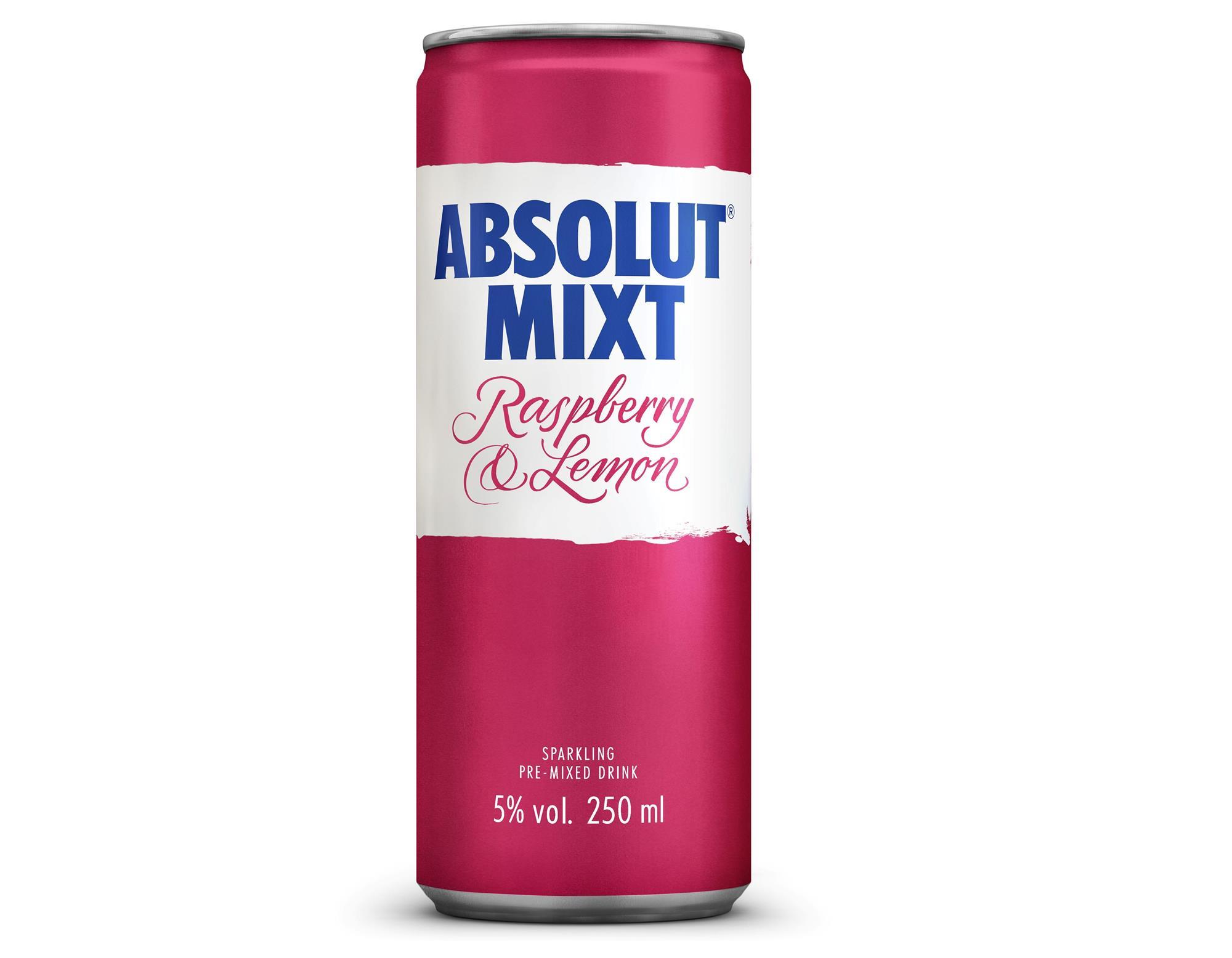 Absolut adds Raspberry & Lemon to RTD cans | Product News | Convenience ...