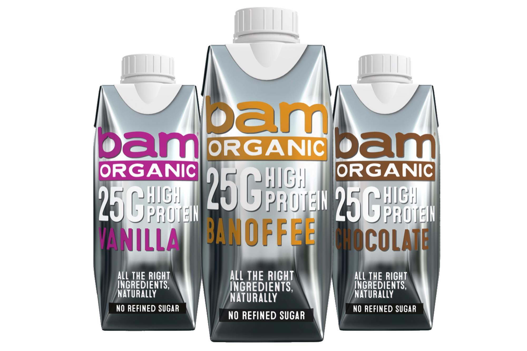 Bam adds choc flavour to protein shakes range | Product News ...