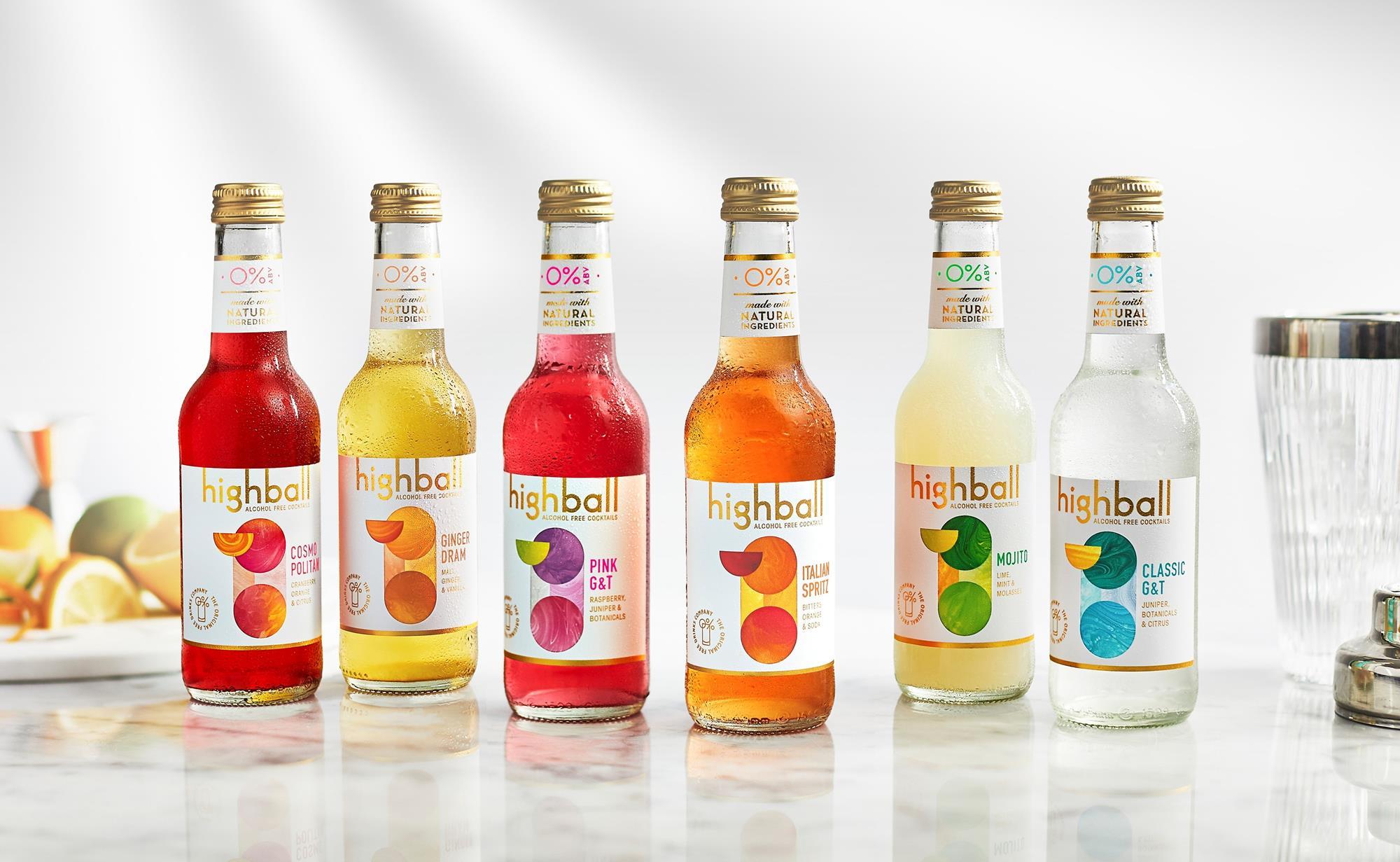 Highball Cocktails claims UK first with alcohol-free RTD bottles ...