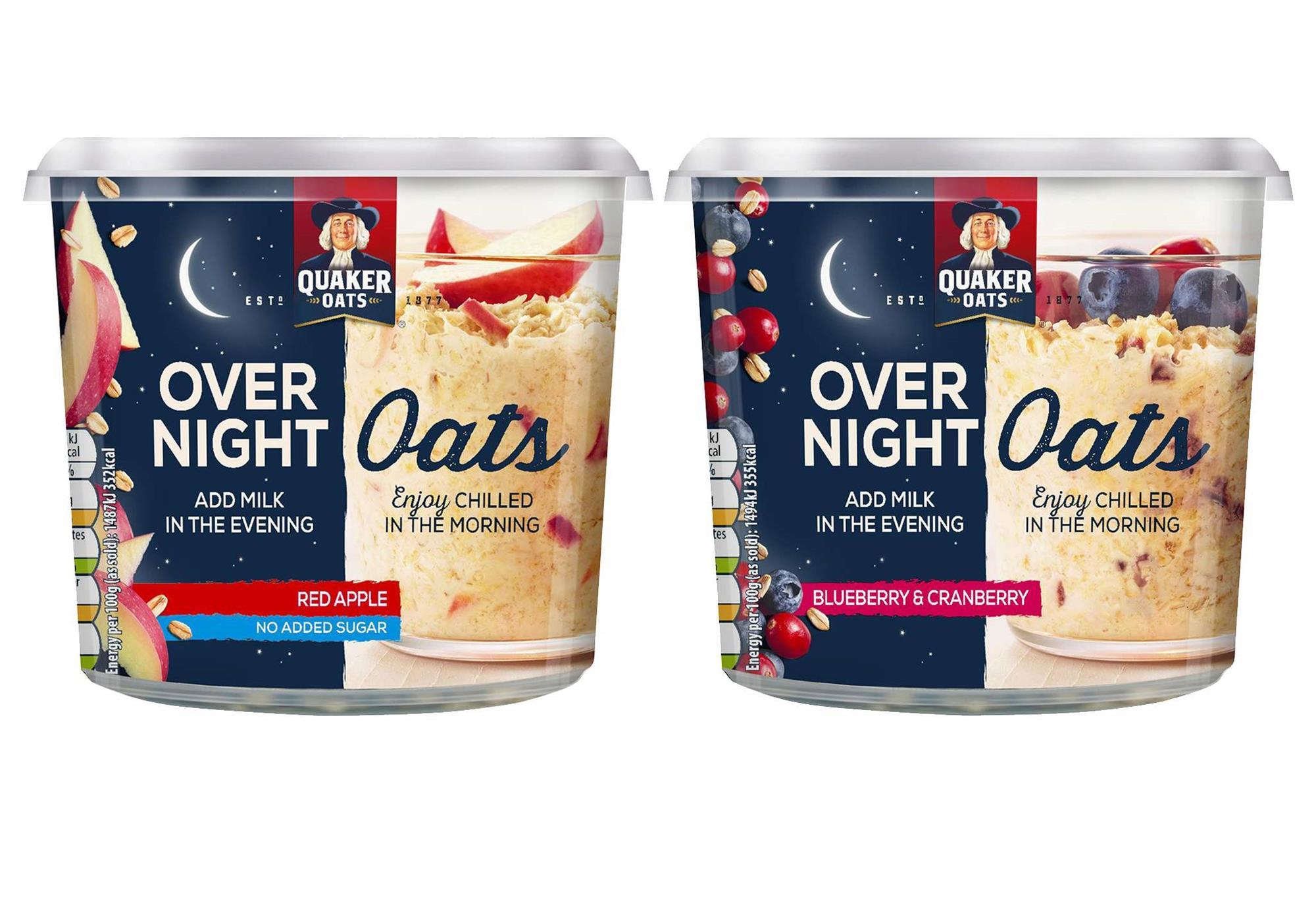 Quaker Oats taps into overnight oats trend | Product News | Convenience ...