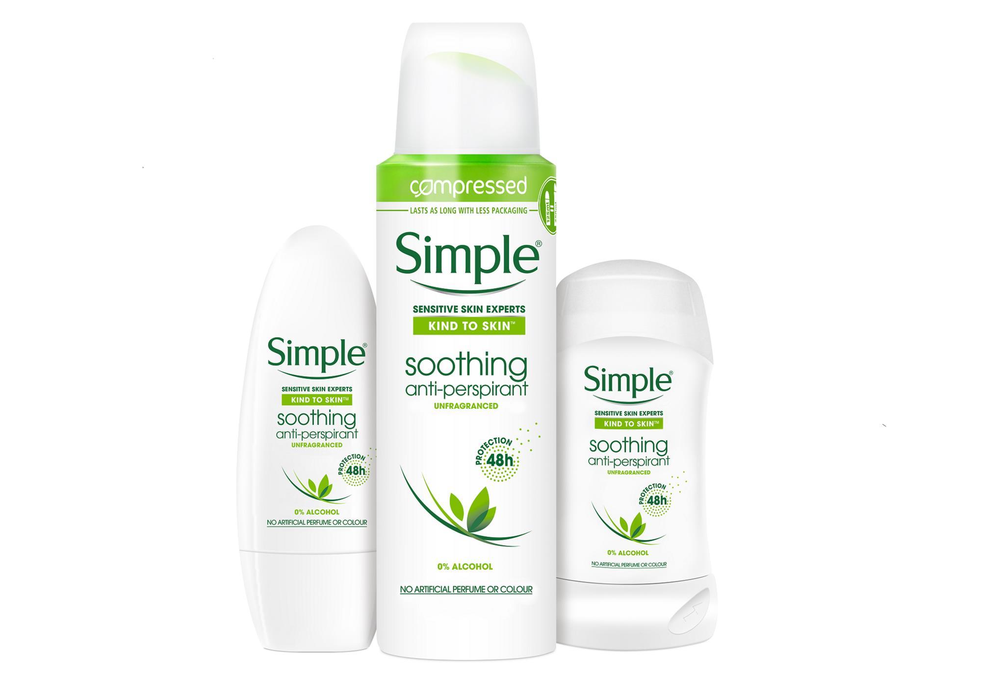 Simple reveals Soothing anti-perspirant | Product News | Convenience Store